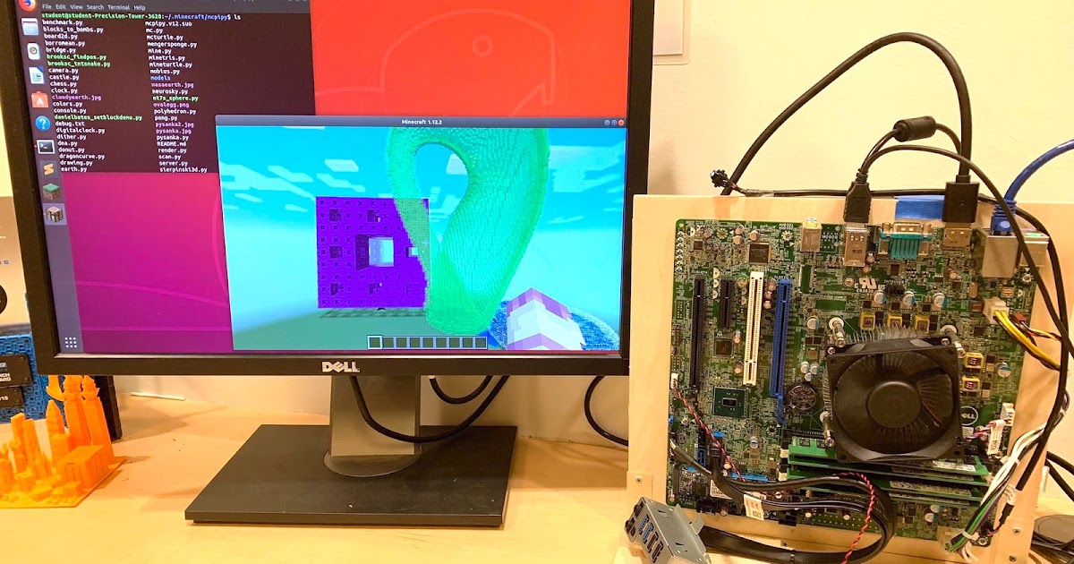 Open Blackboard: Minecraft with Python: RaspberryJam Mod on Linux