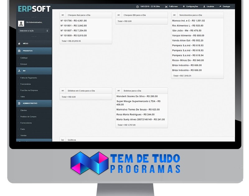 Sistema Controle De Empresas Rh, Emissão Nfe Em Php Mysql - Tem de Tudo Script