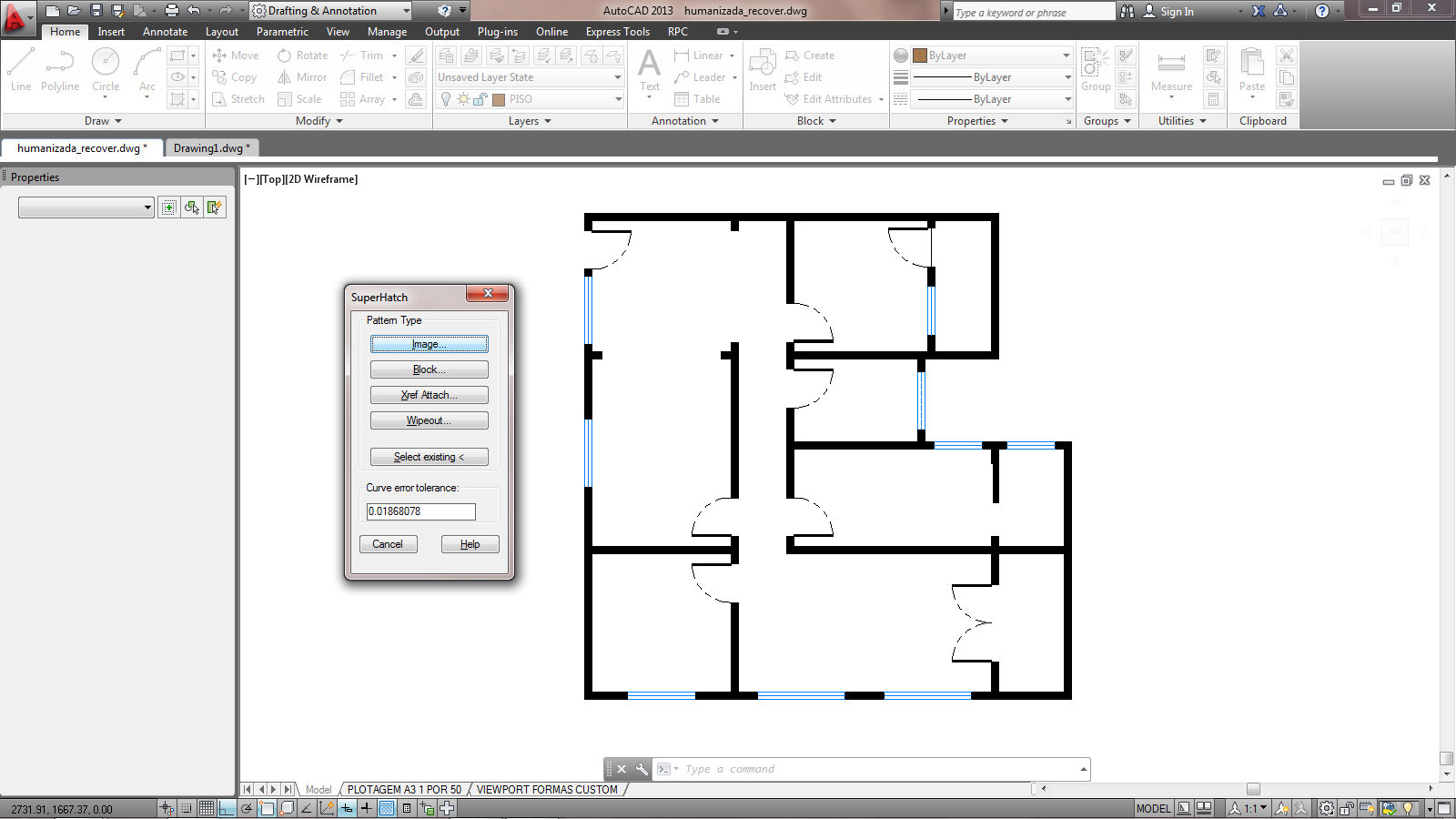 autocaduco: Superhatch
