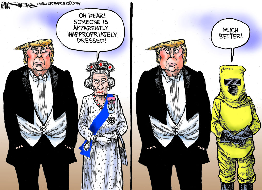 ΤΟ ΗΜΕΡΟΛΟΓΙΟ ΤΟΥ ΑΝΤΩΝΗ ΤΡΙΦΥΛΛΗ : Trump and the Queen Cartoons