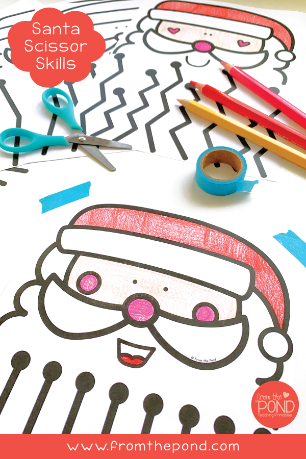 Santa's Beard Scissor Skills | From the Pond