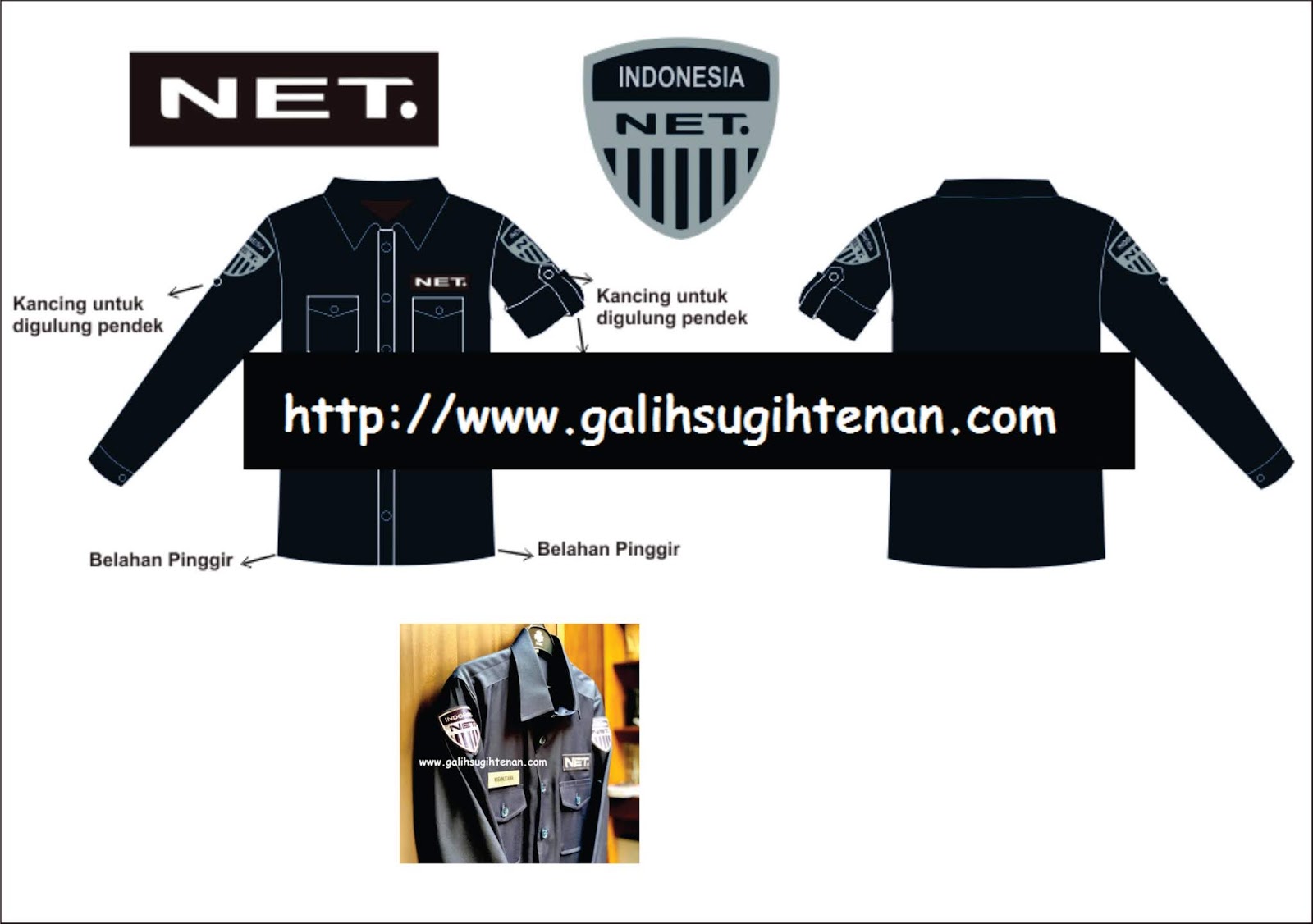 20 Desain Baju Pdh Net Tv, Inspirasi Baju Terkini!