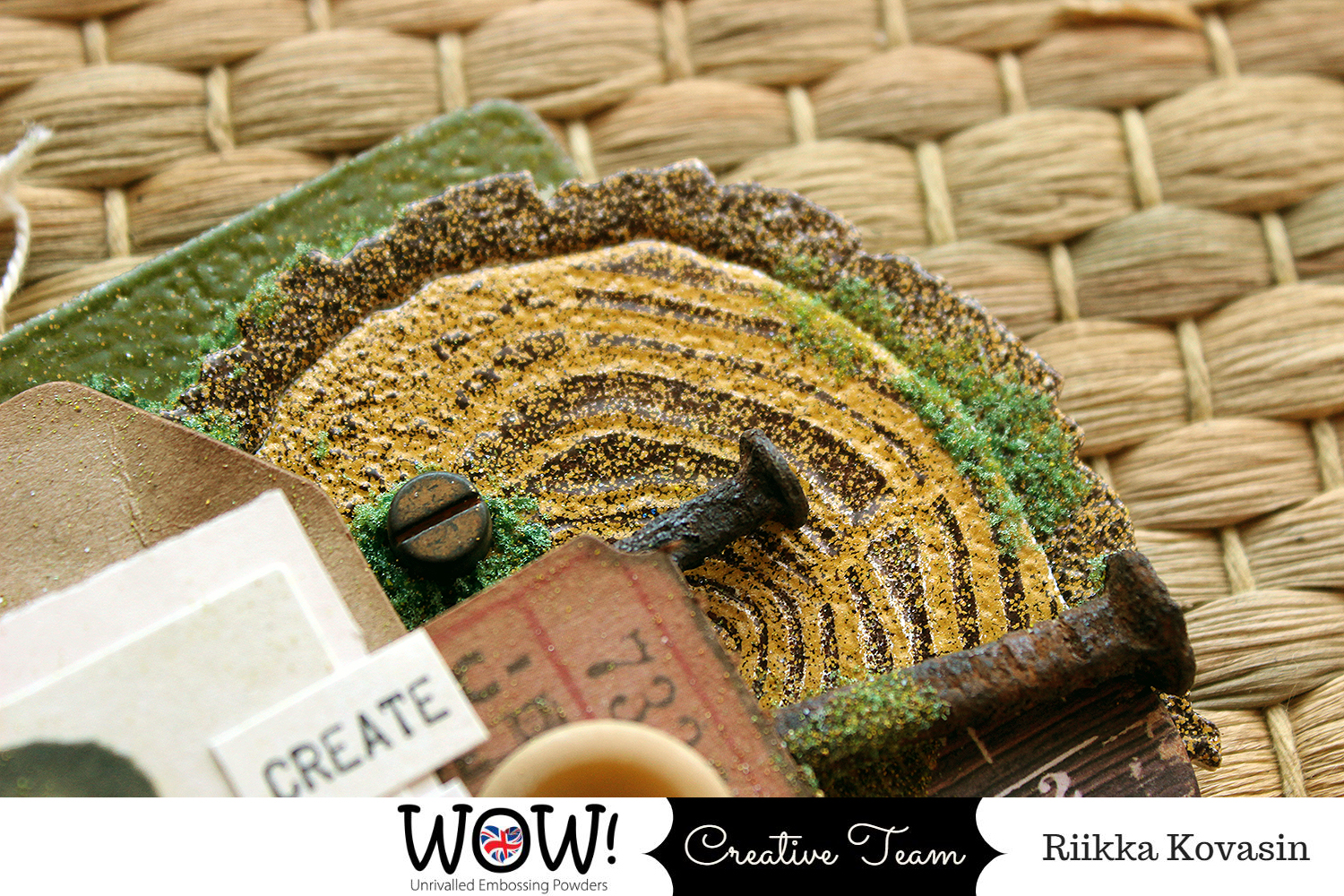 Riikka Kovasin - Paperiliitin: Create Your Fire - WOW! Embossing Powder