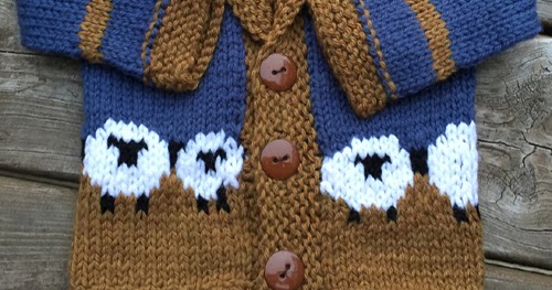 Amazing Knitting: Baby Sophisti-Sheep Cardigan - Free Pattern