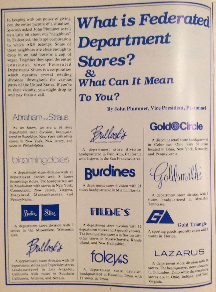 (TTTM) Federated Department Stores INC. & May Co.: Interesting Article ...