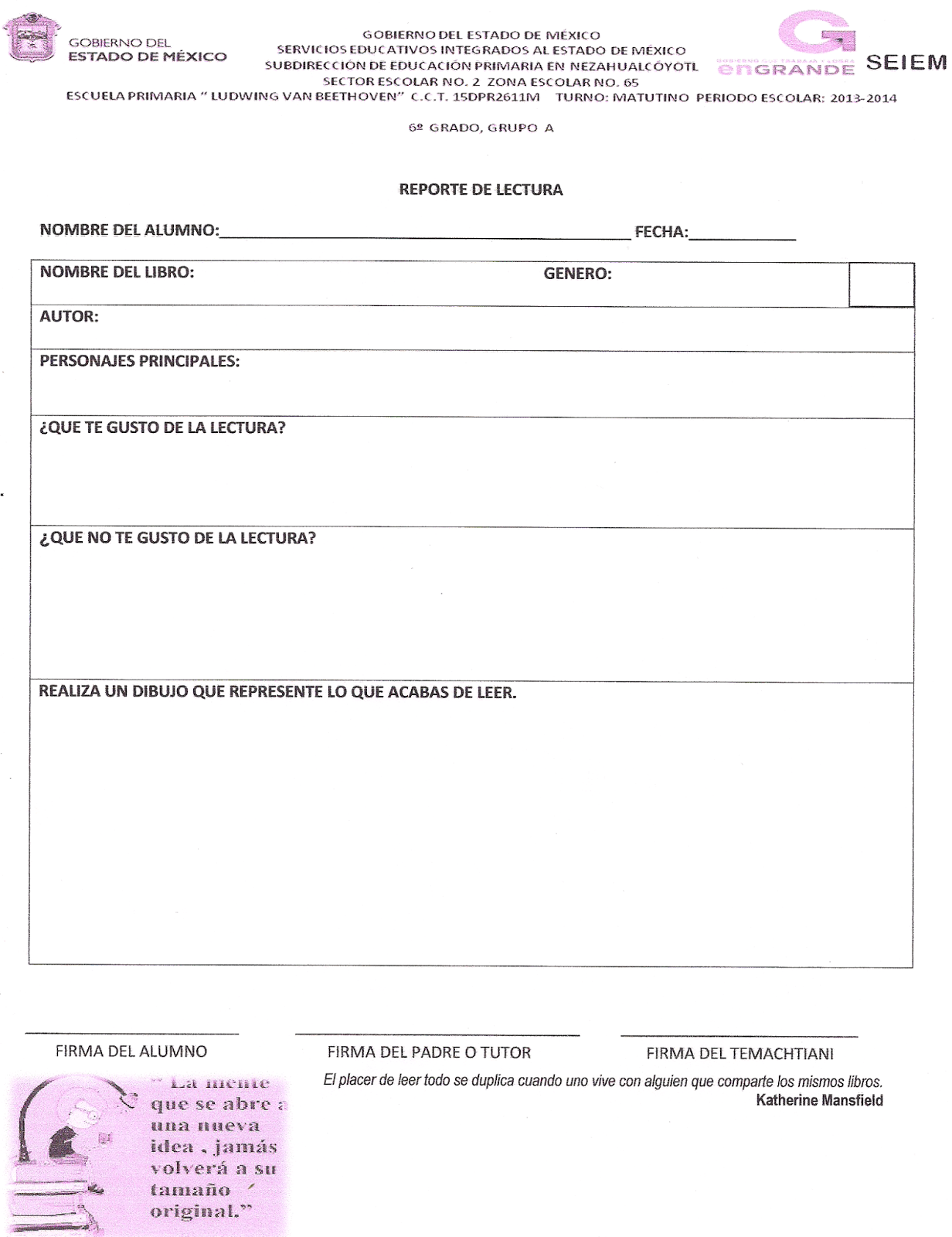 Elementos de una revista: REPORTE