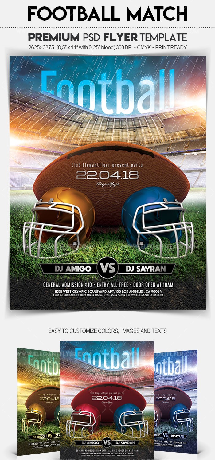 200+ Best Football Flyer Templates | Graphic Design Resources