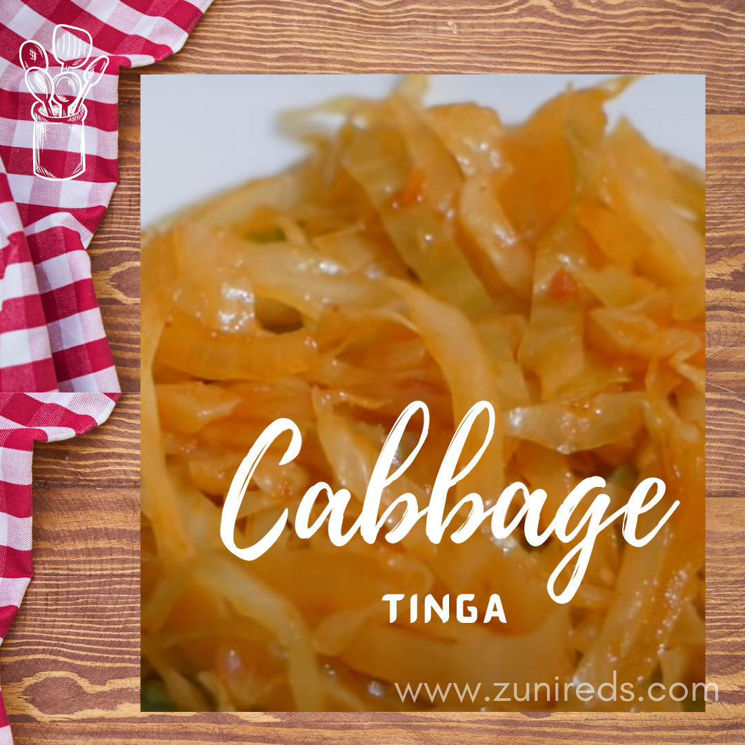 Tinga Vegetariana con repollo (cabbage)