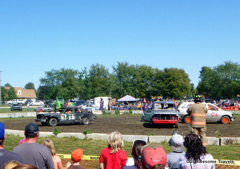 Our Awesome Travels: Forest Fall fair and Demolition Derby yesterday ...