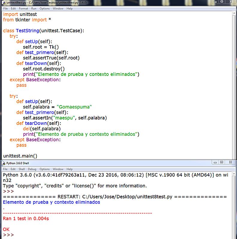 APRENDER A PROGRAMAR CON PYTHON: PRUEBAS UNITARIAS