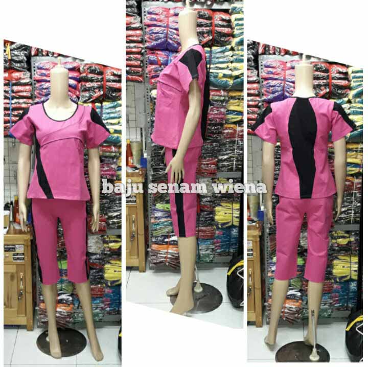 Baju Senam 3/4 Murah Size 5L Terbaru Code KT345L 025 | Baju Senam Murah ...