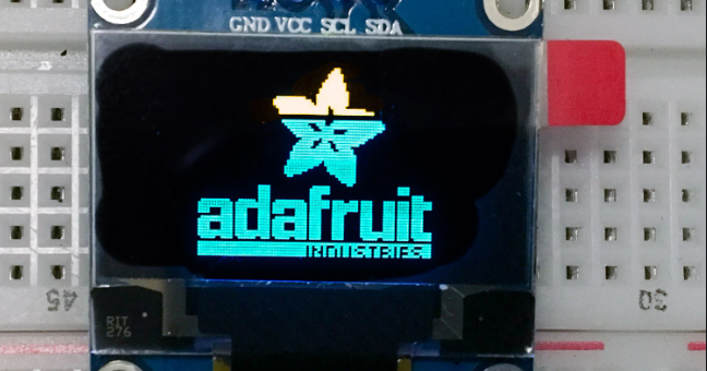 IOT物聯網之ESP8266的世界: Adafruit SSD1306 OLED內建範例顯示實習