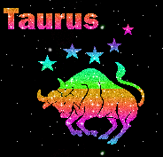 Taurus Bull in Glitter | Random Girly Graphics