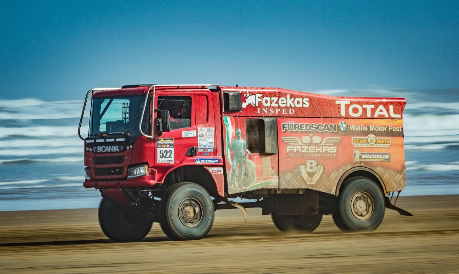 DIECIOCHO RUEDAS: SCANIA P 4X4 NTG RALLY RAID V8 DE 1.300 HP… ÚNICO EN ...