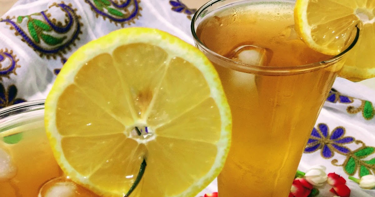 CURRY AND SPICE: ICED LEMON JASMINE TEA