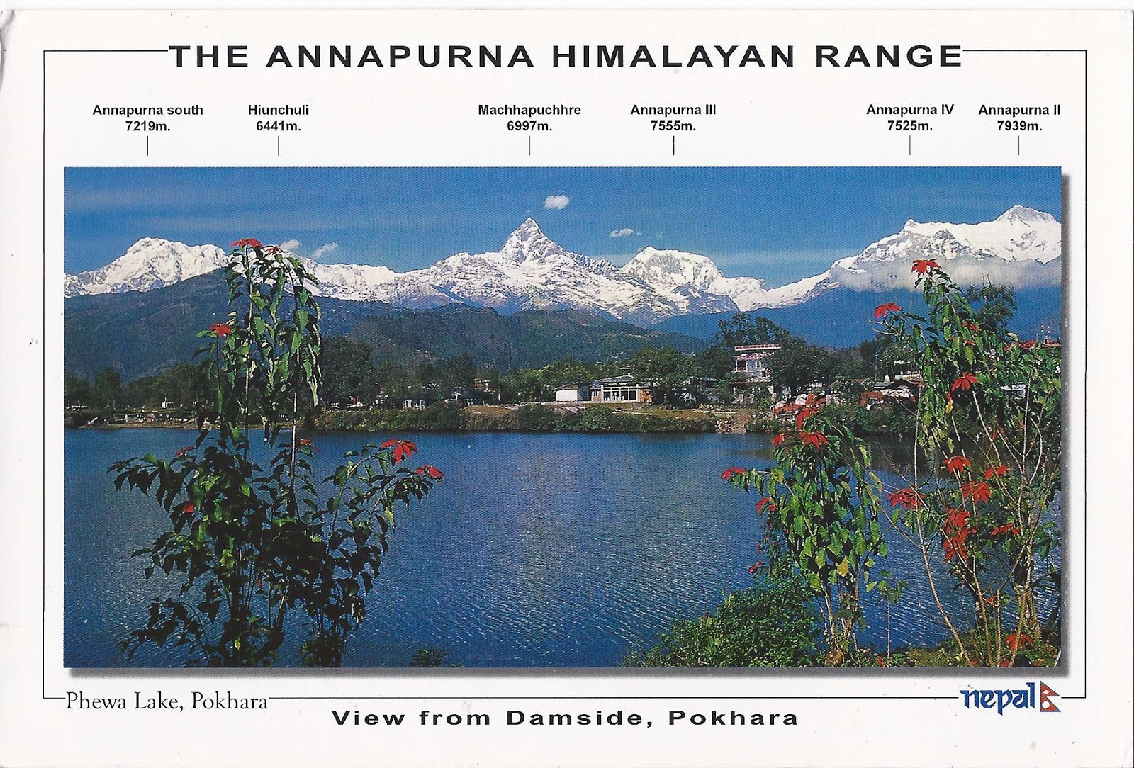 A Journey of Postcards: Annapurna Region and Phewa Lake from Nepal