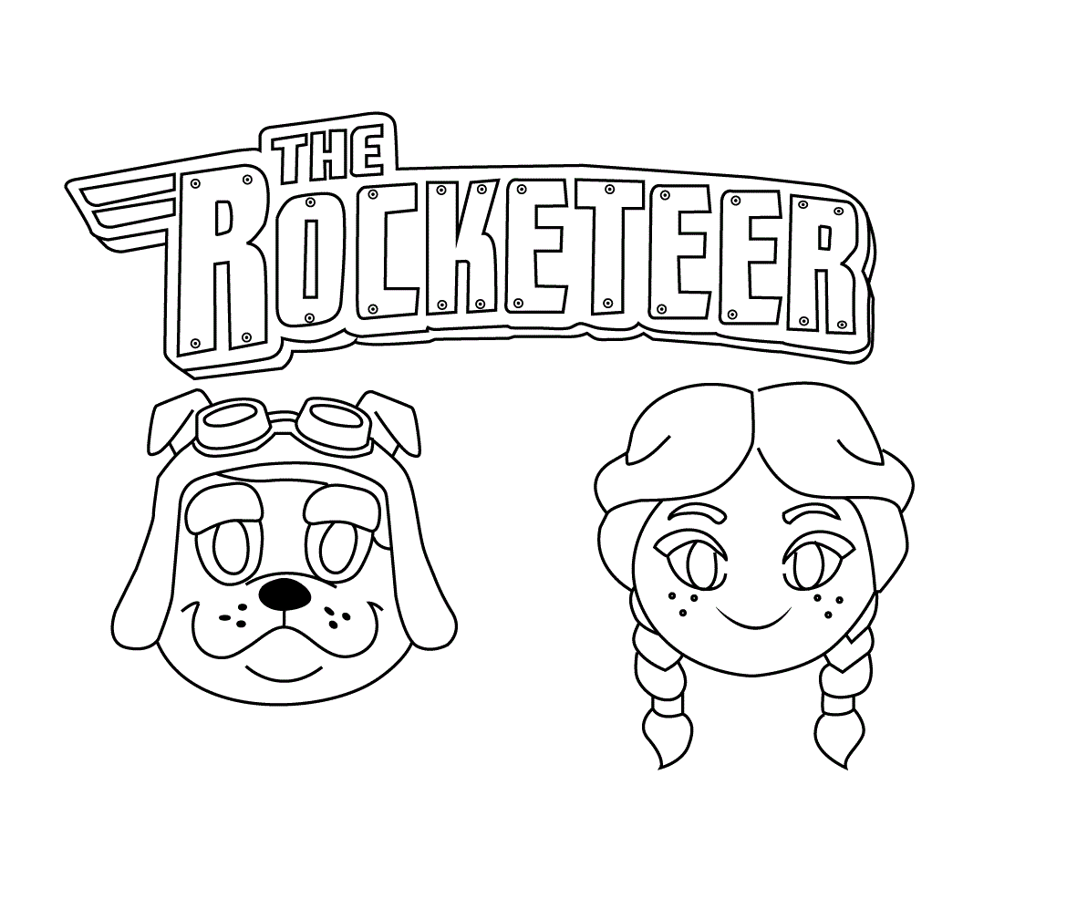 Rocketeer Coloring Page Coloring Pages