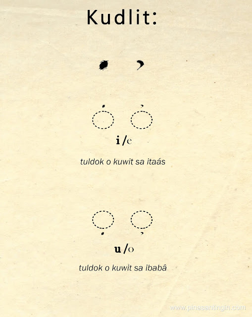TULDIK IN BAYBAYIN: Part 3 - The Earlier and Later Kudlit in Baybayin