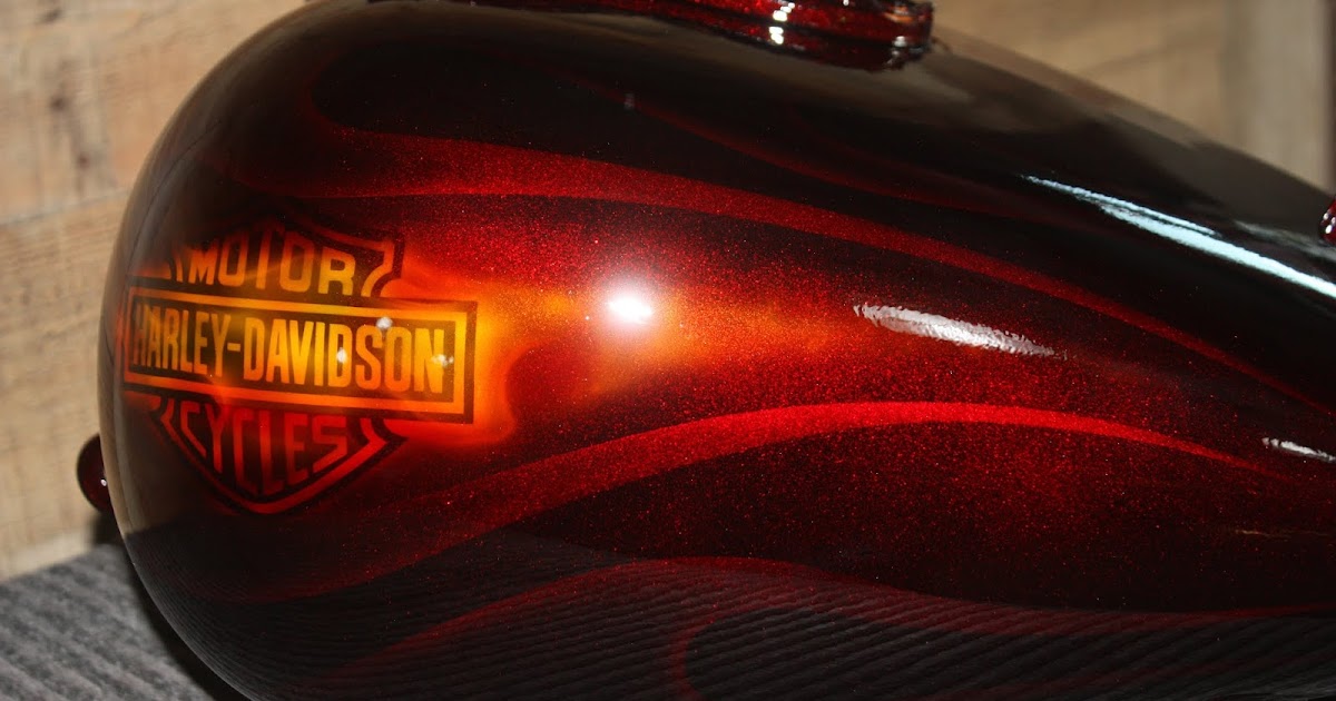 Online Motorcycle Paint Shop: midnight candy metallic red with classic ...