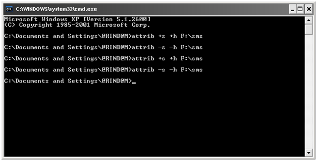 How to Hide your computer Files or Folders Using DOS Command Prompt ...