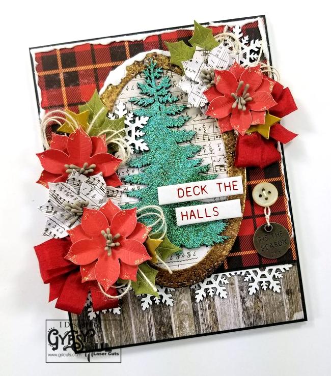 GSL Cuts: Deck The Halls Christmas Greeting Card