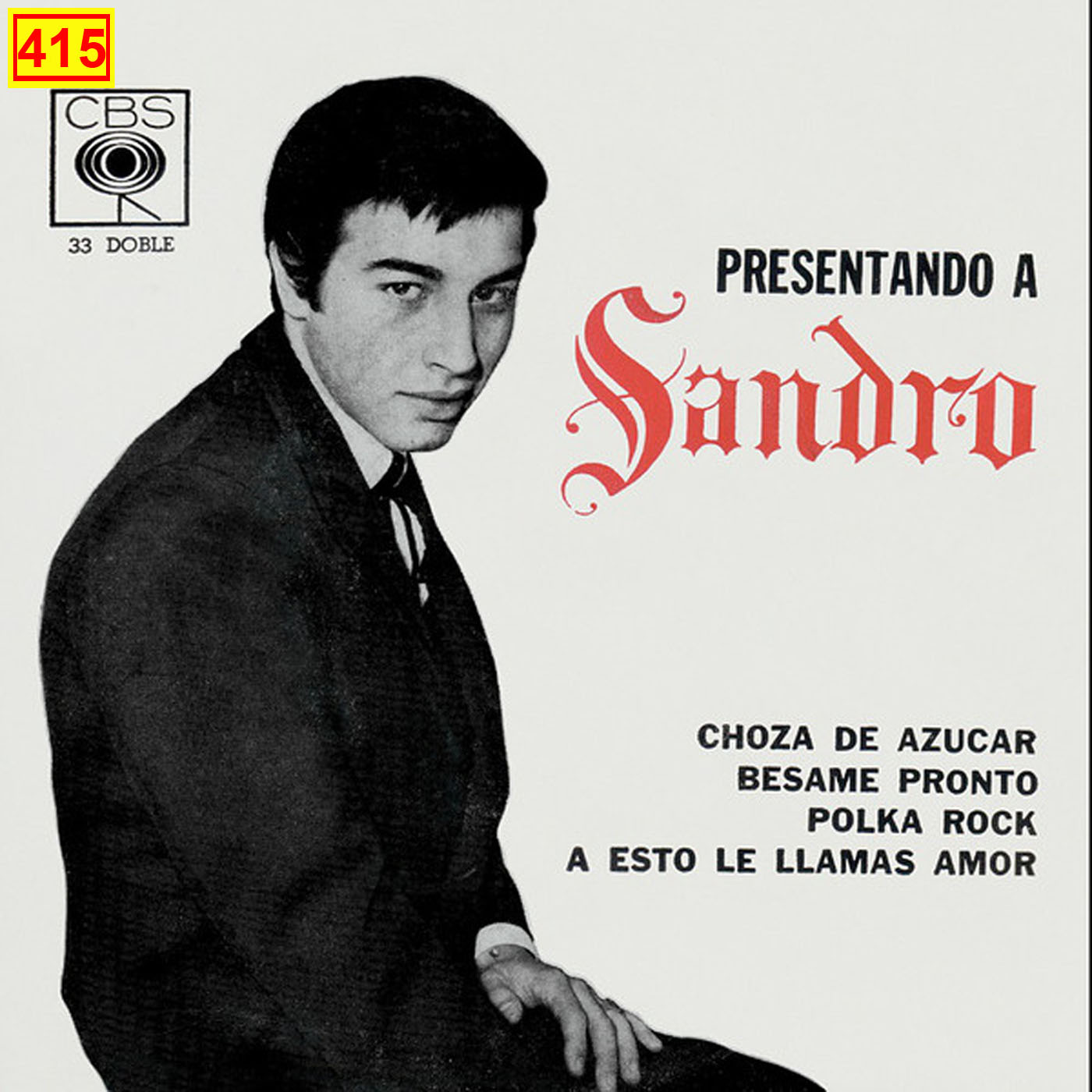 MUSICOTECA ALAY: SANDRO - PRESENTANDO A SANDRO (1963) C33