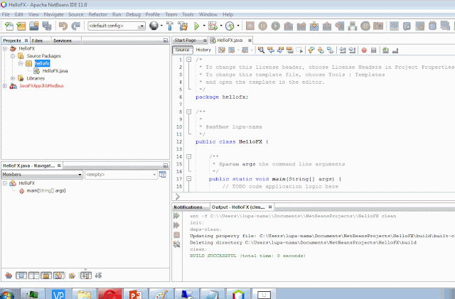Create Project Java 12 + JavaFX using Apache Netbeans