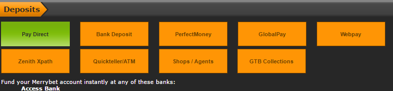 Merrybet Deposit : 7 Easy Methods To Fund Your Merrybet.com Account ...