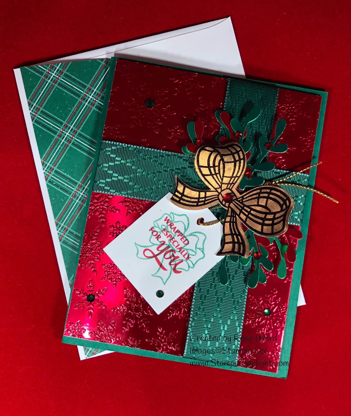 Stampersdelight: Gift Wrapped Bundle Samples and Tutorial