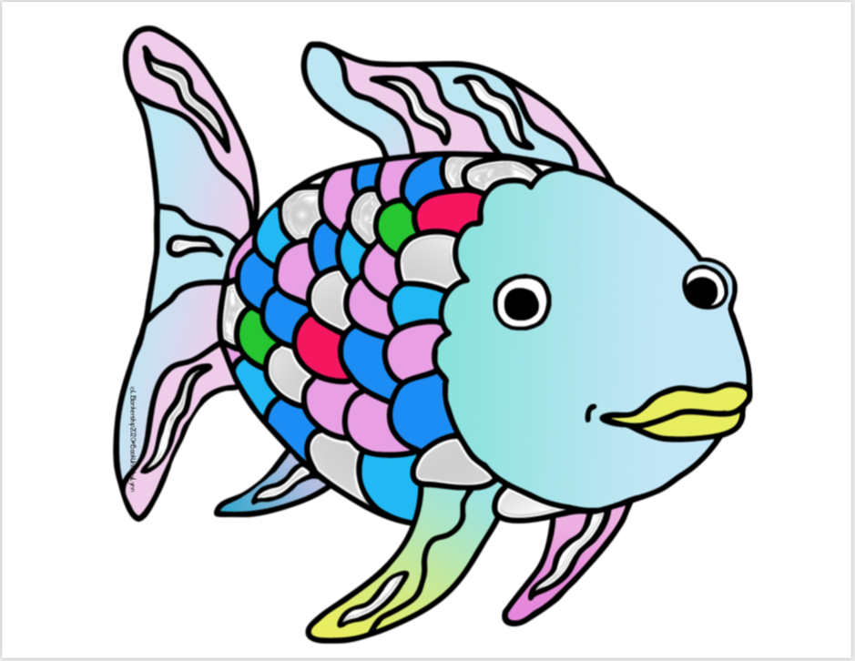 THE RAINBOW FISH TEACHER PUPPET STICKS ~ Book Units by Lynn