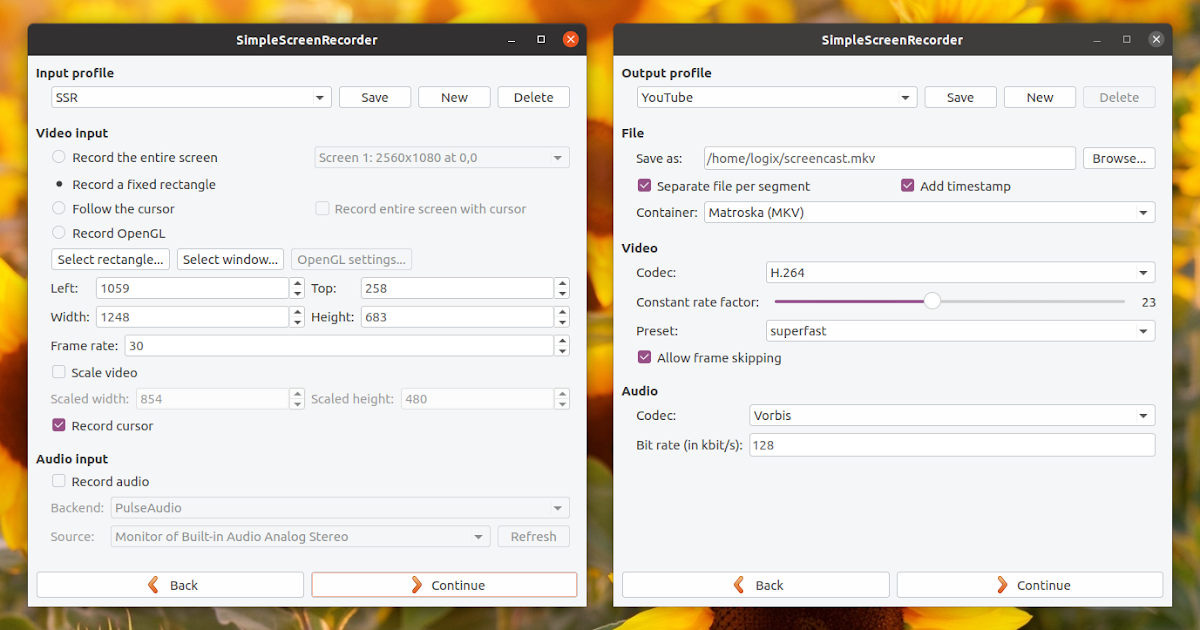 SimpleScreenRecorder Updated With Automatic Desktop Recording Based On Schedule, High-DPI ...
