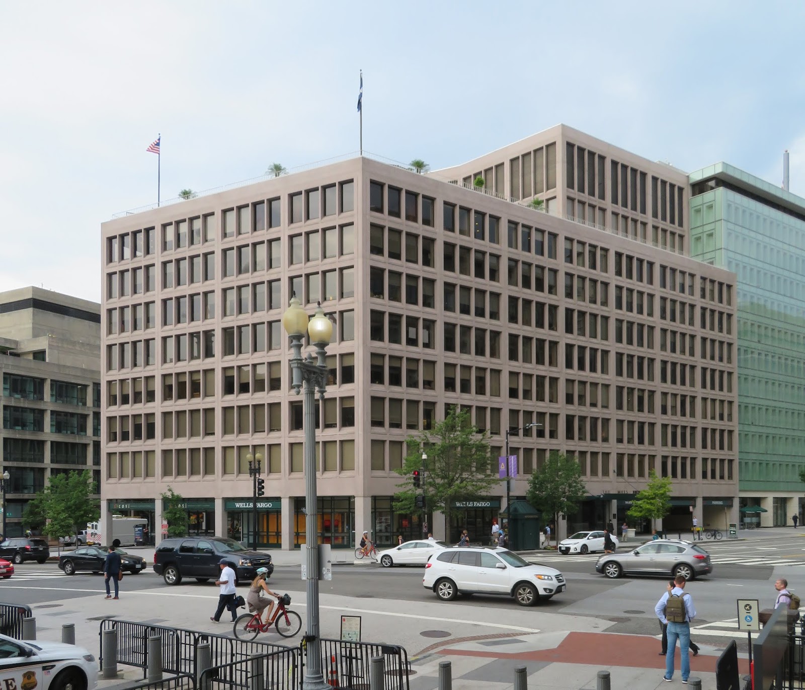 General Anson Mills And His Office Building on Pennsylvania Avenue