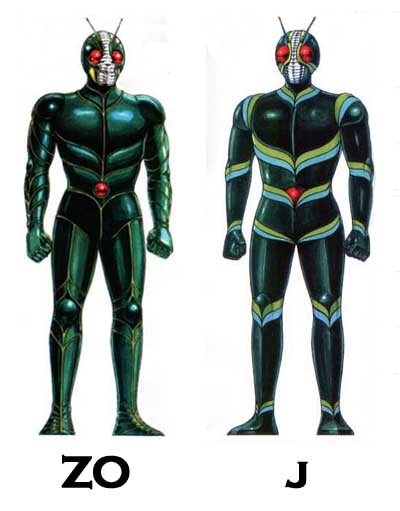 Welcome to My World: Perbedaan Kamen Rider J & ZO