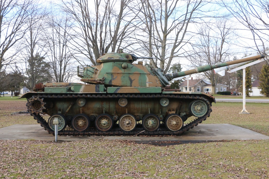 Michigan Exposures: A Patton Tank on M-46