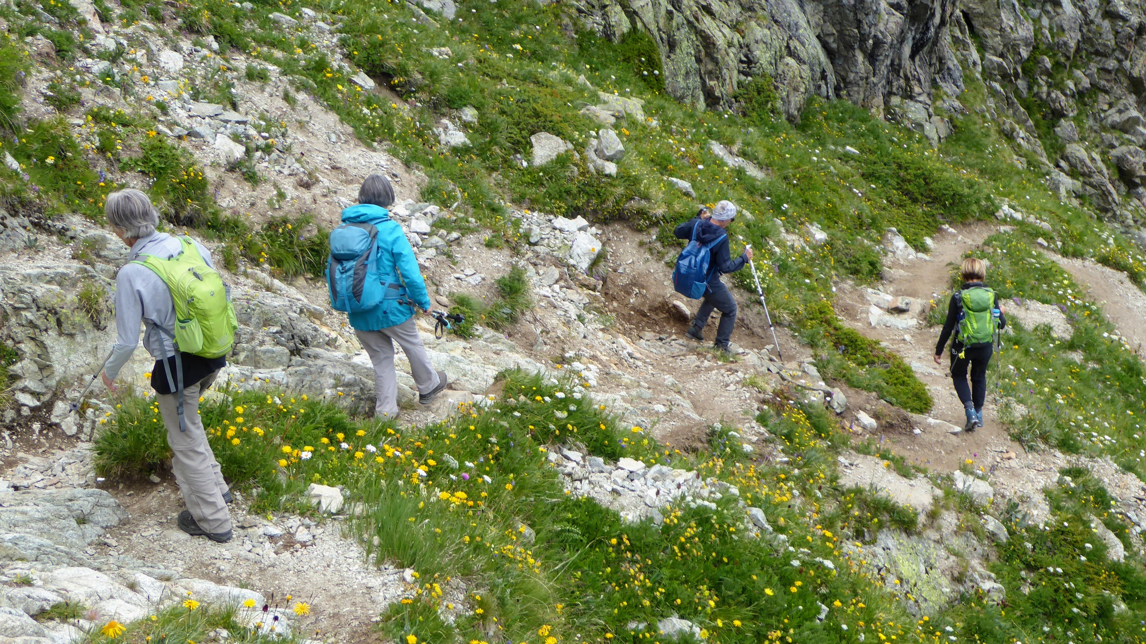 Preda – Fuorcla Crap Alv – Spinas (Via Albula / GR) – Wandern mit Freunden