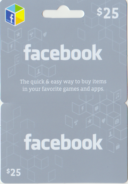 Collectomania: Game Cards - Facebook Credits
