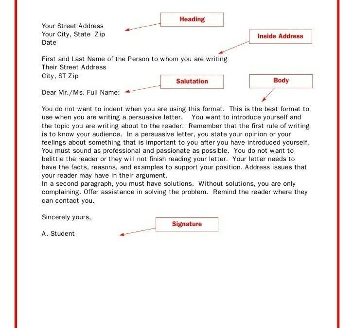 Formal Letter Format For Class 7 - Birthday Letter