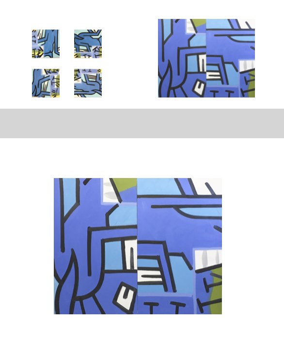 20 Years, to and fro, NM /NY: 2016 Blue Figure Drawings with Blue ...