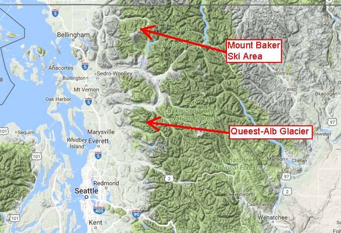 Reading the Washington Landscape: Baker Ski Area, Queest-Alb Glacier ...