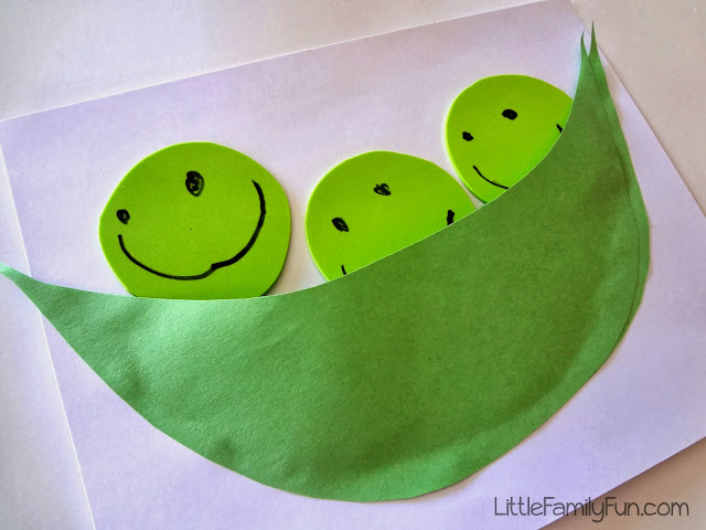 Little Family Fun: Pea-Pod Craft