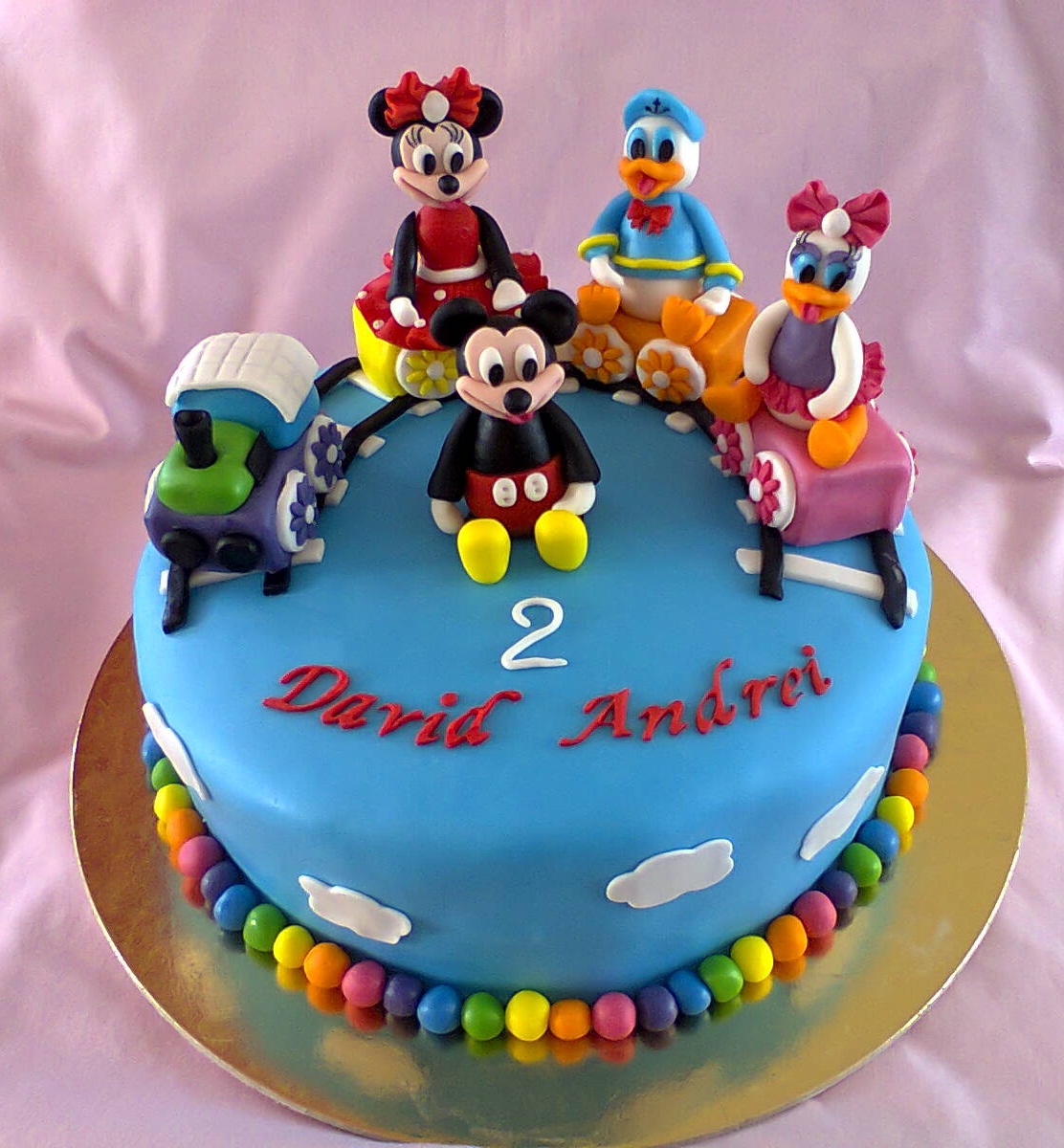 Torturi pentru copii in Constanta: Tort Mickey si prietenii in tren ...