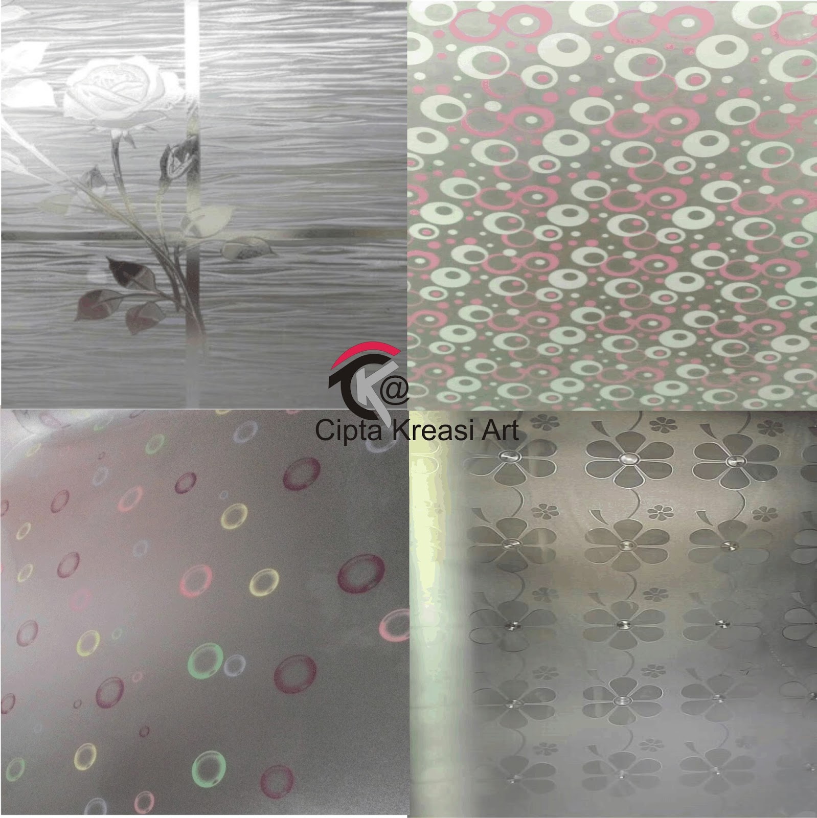 STIKER KACA/STICKER KACA MOTIF/STICKER SANDBLAST MOTIF