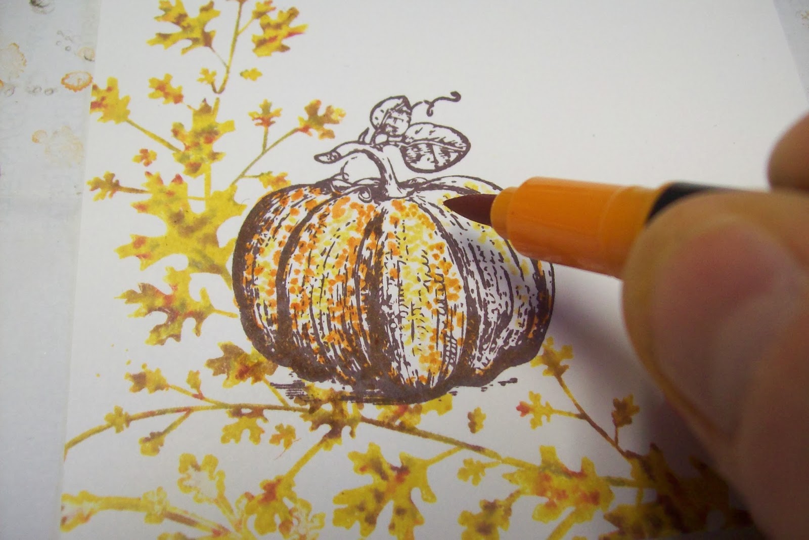 Home Made Memories: Pointillism Pumpkin