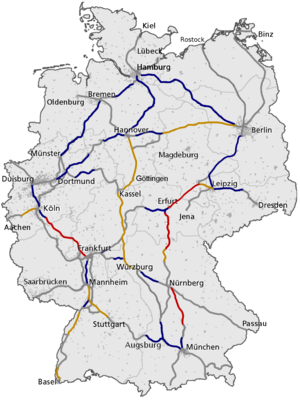Map Of Germany Train Routes - United States Map