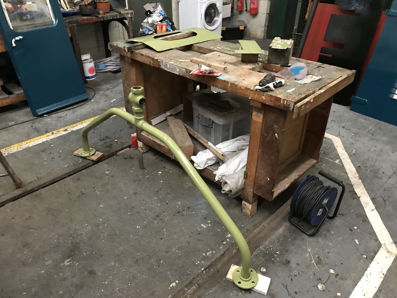 North Tyneside Steam Railway: Cladding painting