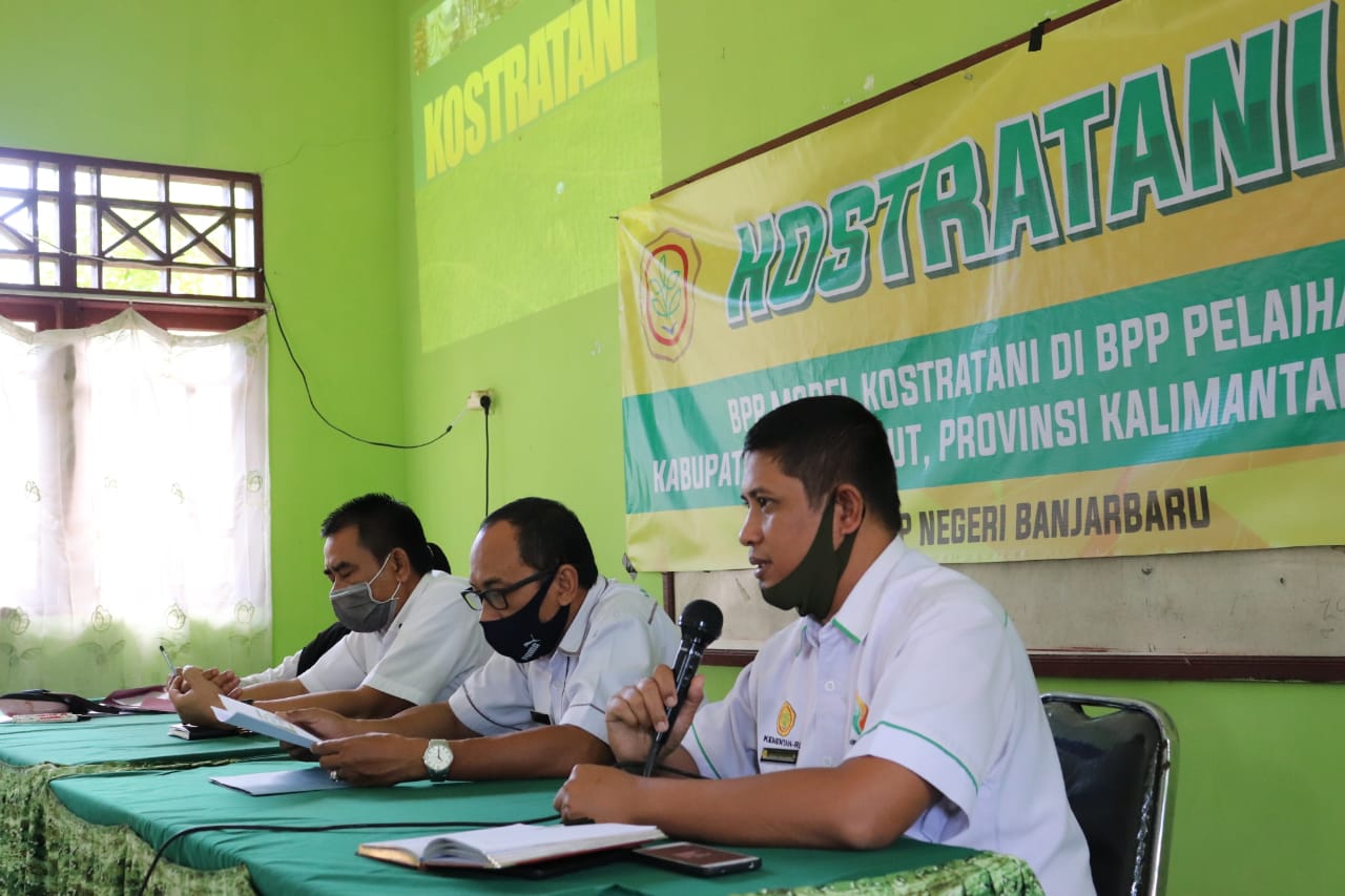 SMK-PPN Banjarbaru Koordinasi BPP Model Kostratani di BPP Pelaihari