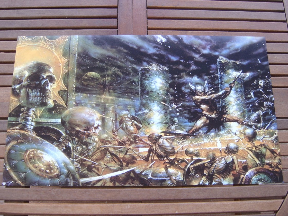 TPJ - Tableros Para Juegos: Tapete Magic Conan vs esqueletos