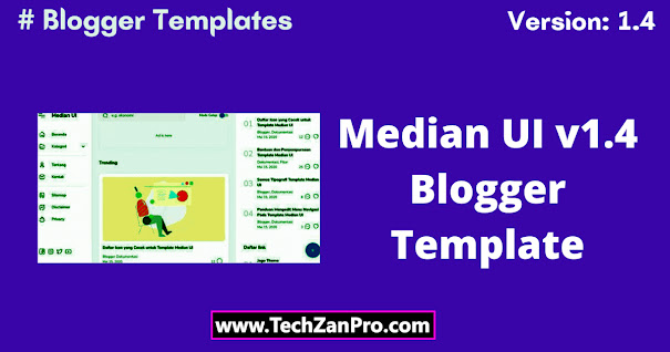 Median Ui Responsive premium blogger Template 100% Free