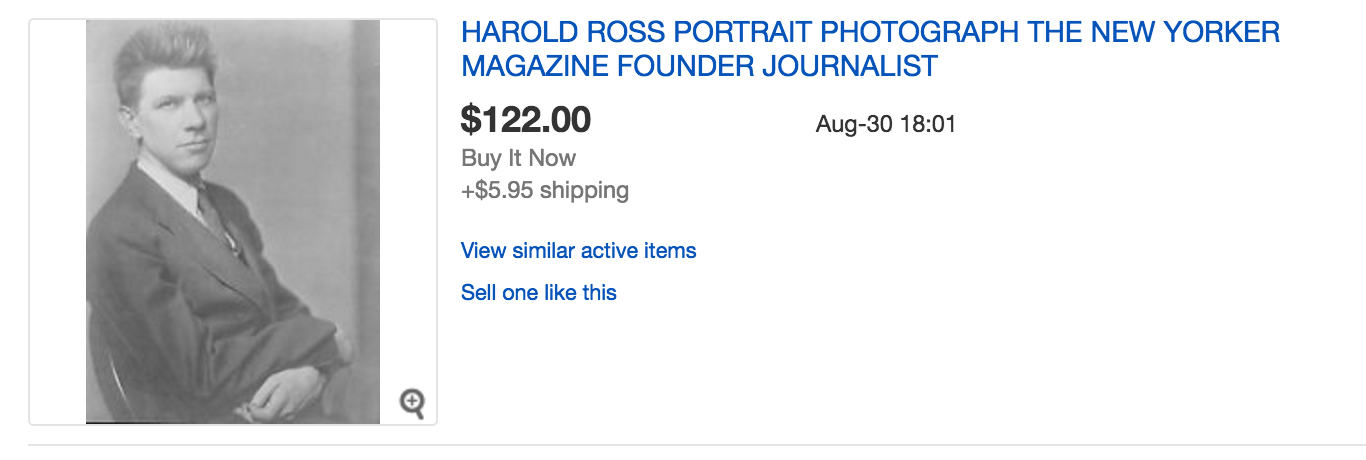Attempted Bloggery: A Portrait of Harold Ross