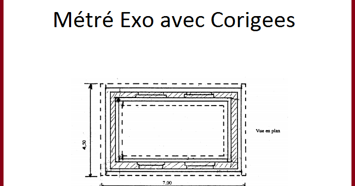 exercice métré avec solution pdf